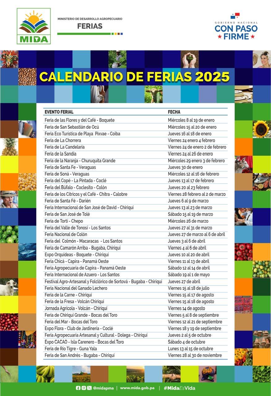 Presentan Calendario Nacional de Ferias 2025 - Ministerio de Desarrollo ...